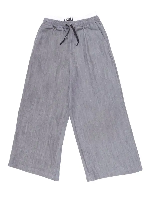 MSGM Chambray Pants - Other