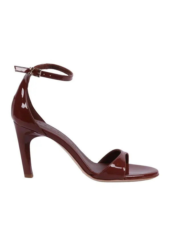 SERGIO LEVANTESI Have6 Vernice Terra Sandal - Red