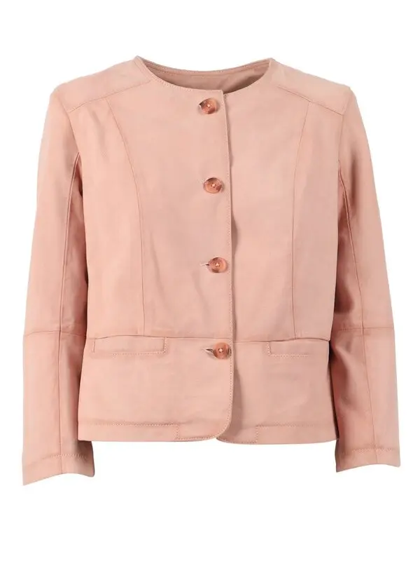 BULLY Goat Suede Leather Jacket