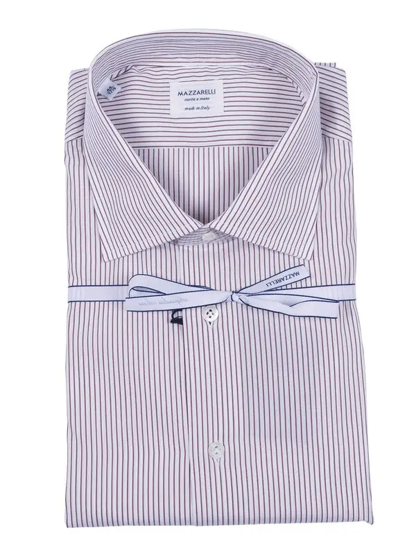 MAZZARELLI CAMICIE Striped Slim Fit Shirt