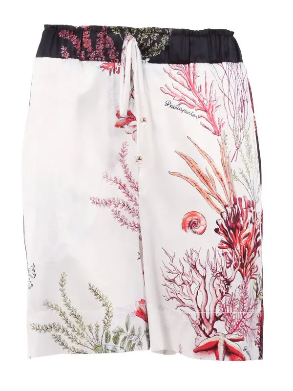 SHIRTAPORTER Seta Shorts - White