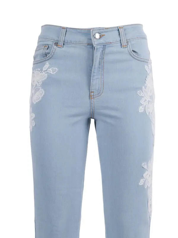 ERMANNO DI E.SCERVINO Jeans With Appliqu