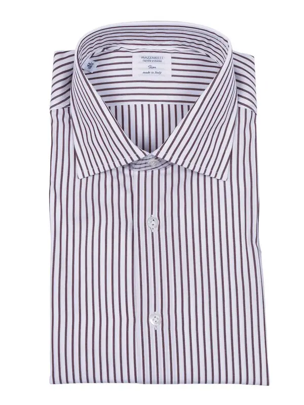 MAZZARELLI CAMICIE Striped Slim-fit Shirt
