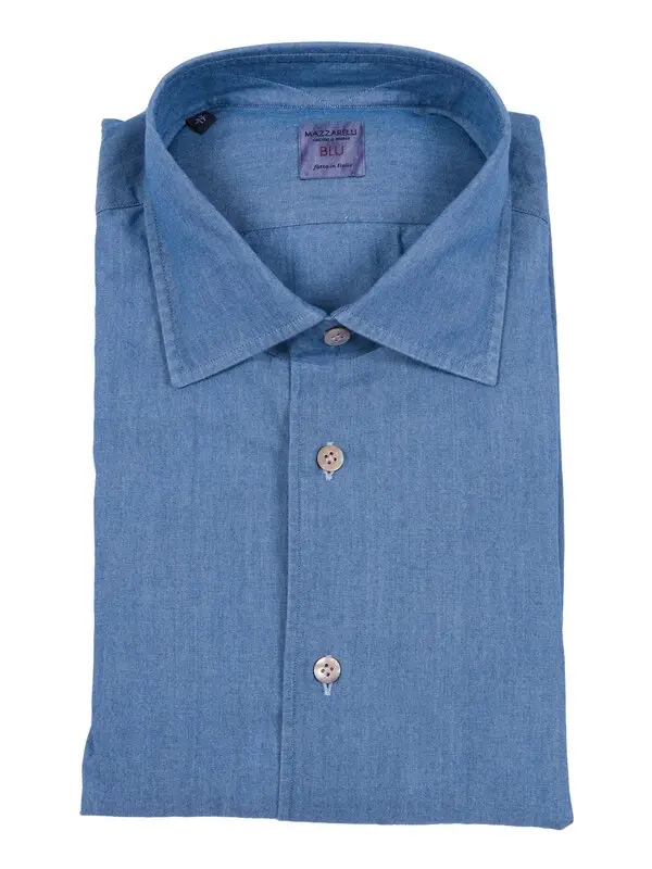 MAZZARELLI CAMICIE Slim Fit Denim Shirt