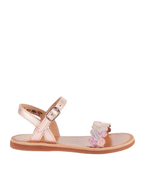 POM D'API Plagette Ferns Sandal - Red