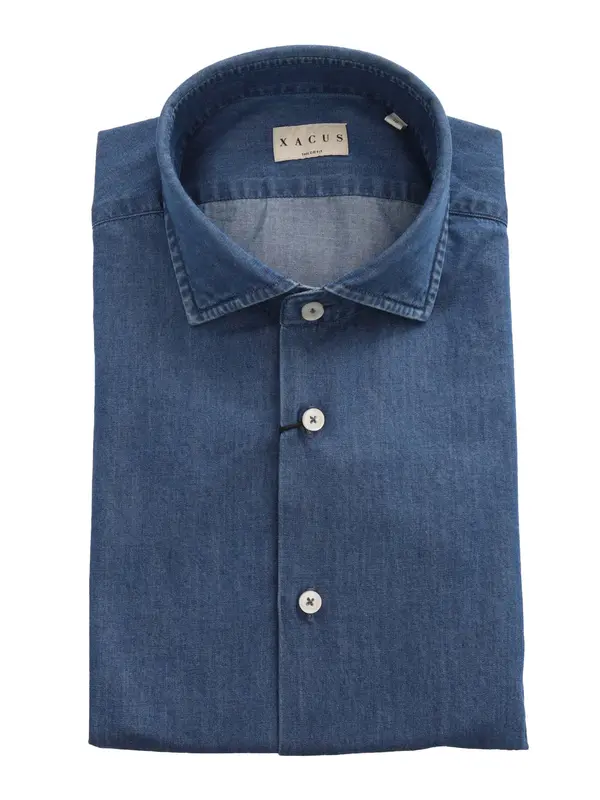 XACUS Classic Collar Shirt - Blu