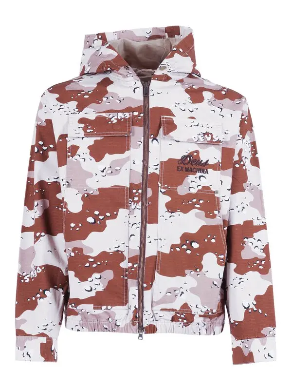 Deus Ex Machina Venice Sign Camouflage Jacket - Other, With A Wall Thickness
