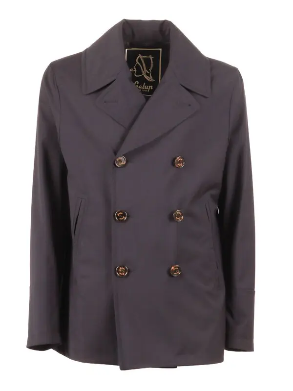 SEALUP Amalfi Pea Coat In Virgin Wool