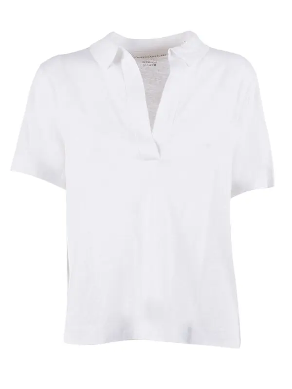 Majestic Filatures Polo Mc 001.blanc - White