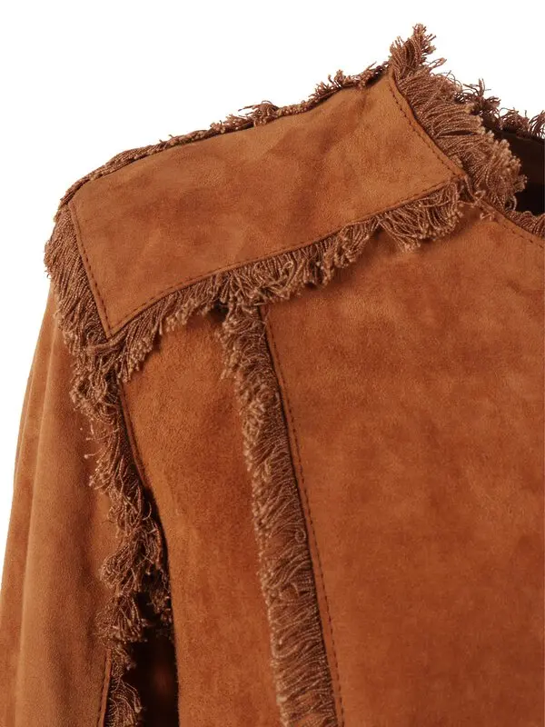 BULLY Goat Suede Leather Jacket