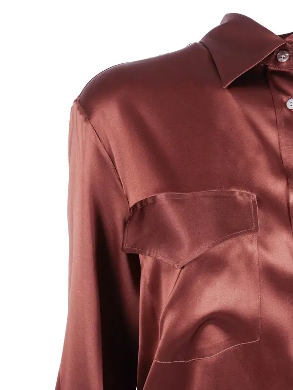 MAZZARELLI CAMICIE Silk Shirt