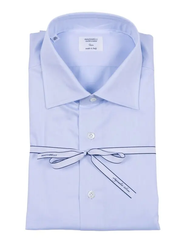 MAZZARELLI CAMICIE Cotton Slim Fit Shirt