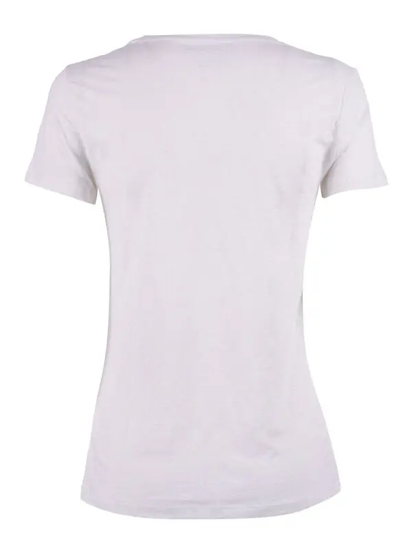 Majestic Filatures Col Rond Mc 001 T-shirt - White