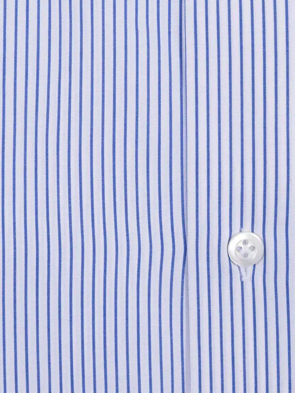 MAZZARELLI CAMICIE Slim Fit Striped Cotton Shirt