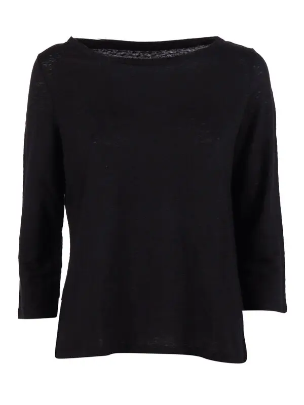 Majestic Filatures Boatneck 3/4 Sleeve T-shirt - Red