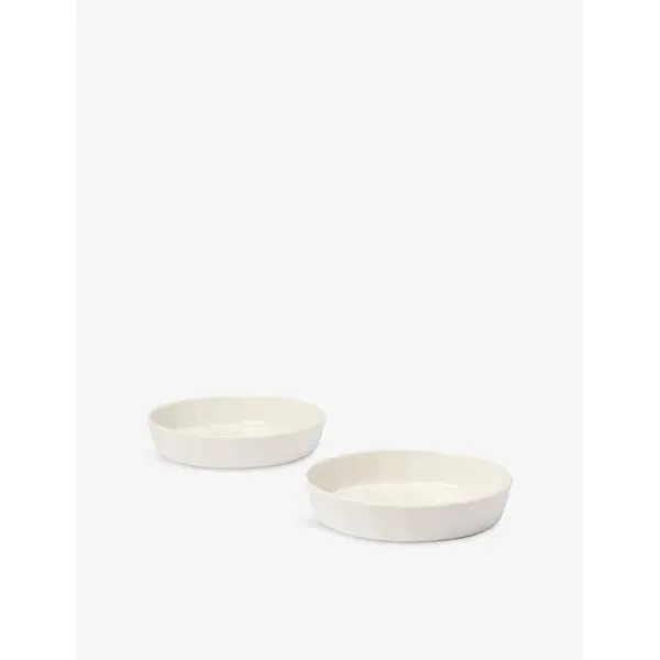 THE CONRAN SHOP Fade Set Of Two Porcelain Small Plates 13cm - Milk