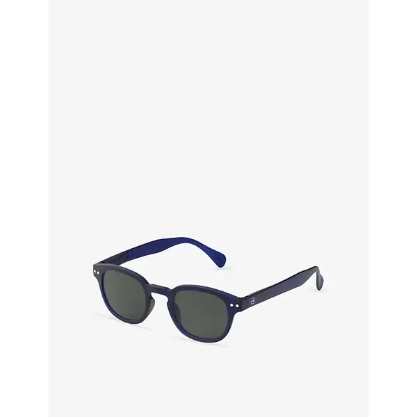 IZIPIZI C Square-frame Sunglasses - Midnight Blue