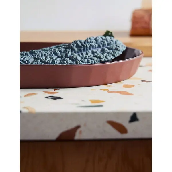 THE CONRAN SHOP Fade Oval Porcelain Platter 32cm - Cacao