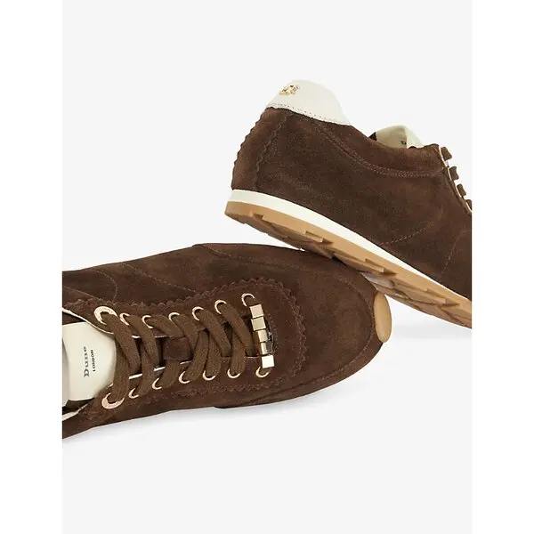 DUNE Evalinna Suede Trainers
