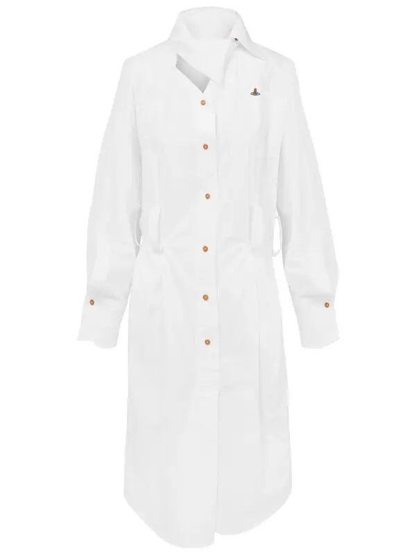 VIVIENNE WESTWOOD Drunken Shirt Dress - White