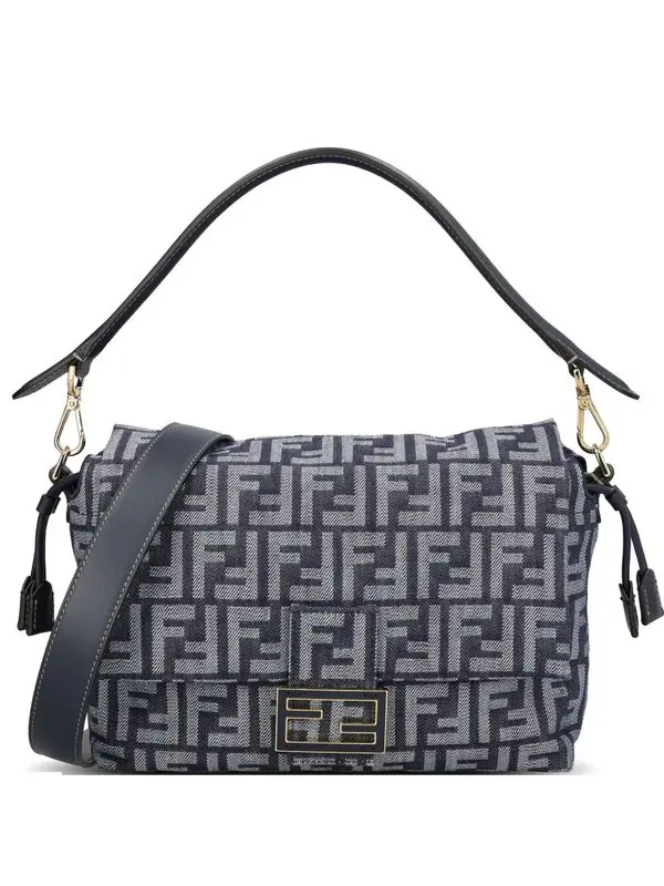 Fendi Mamma Baguette Medium - Blue