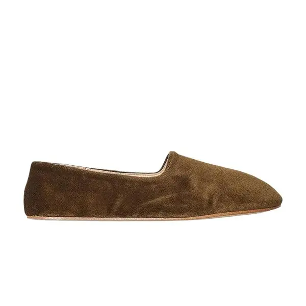 THE ROW Ponti Slipper Flat - Green