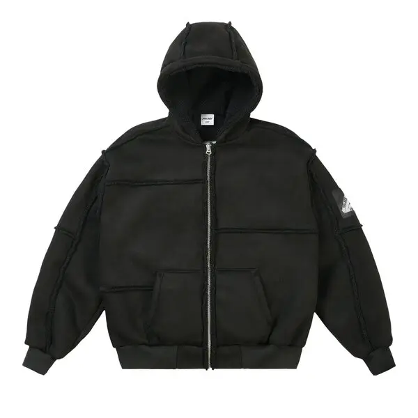 PALACE Patch Me Up Shearling Jacket - Black