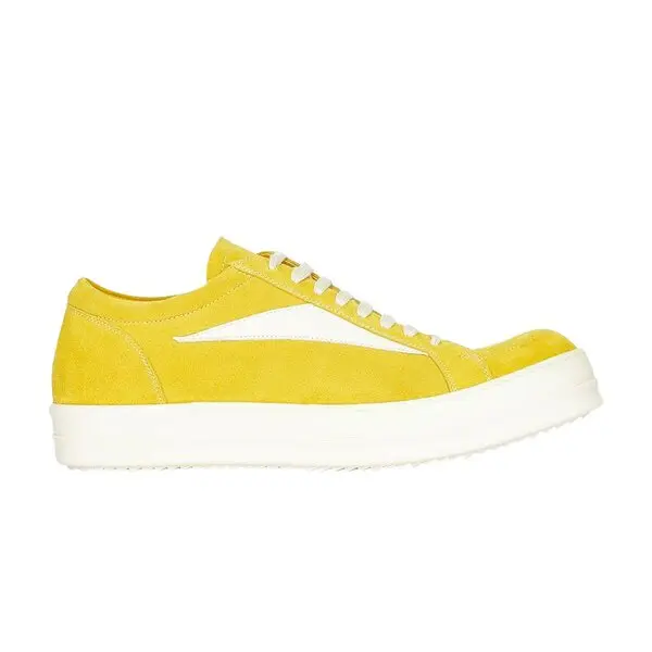 Rick Owens Strobe Vintage Low Sneakers - Yellow