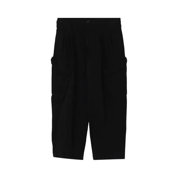 Yohji Yamamoto Tuck Work Pants - Black