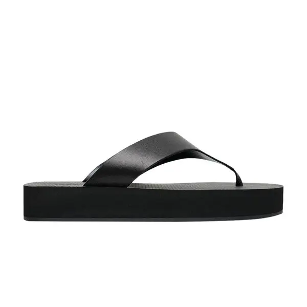 THE ROW Dune Flatform Ginza Sandals - Black