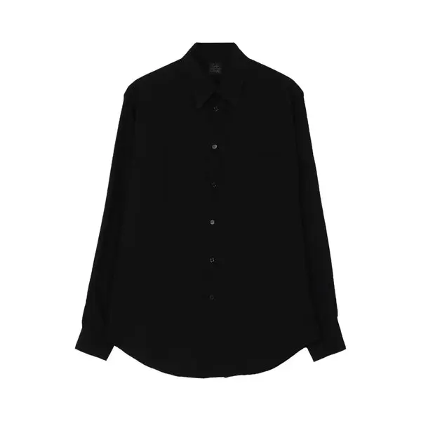 Yohji Yamamoto Suit S Poplin Standard Shirt - Black