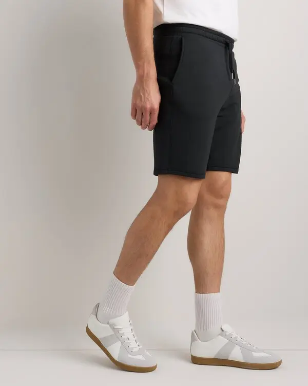 Quince Supersoft Fleece 7.5" Sweatshorts - Black