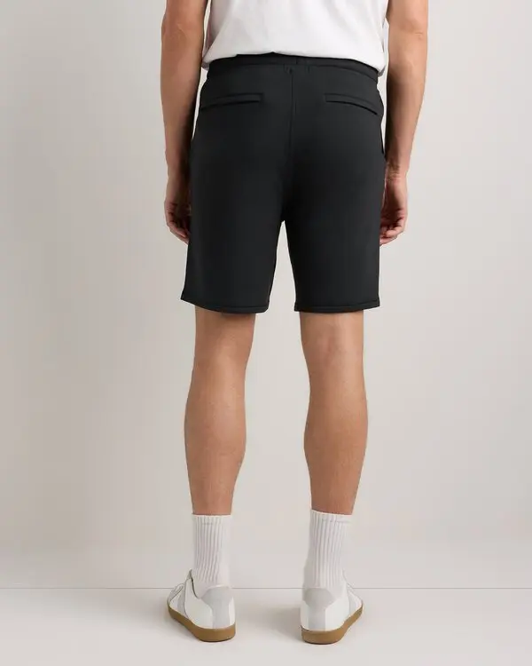 Quince Supersoft Fleece 7.5" Sweatshorts - Black