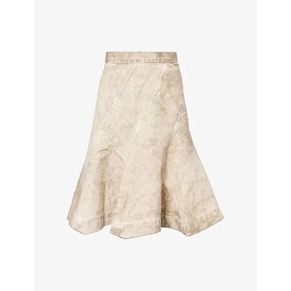 VIVIENNE WESTWOOD Bella Donna Denim Midi Skirt - Washed Beige
