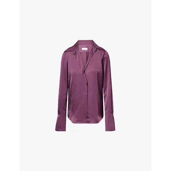 Dries Van Noten Celindra Relaxed-fit Satin Shirt - Auber
