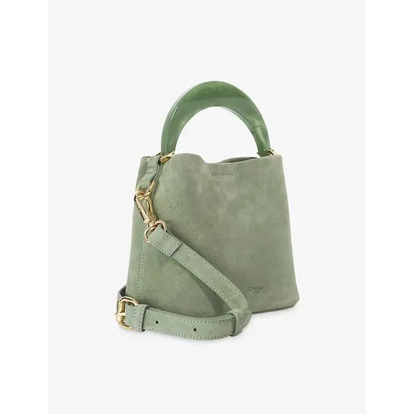 DUNE Dharla Top-handle Suede Handbag