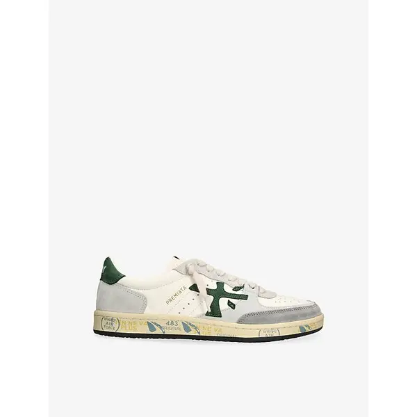 Premiata Leather Low-top Trainers - White/comb