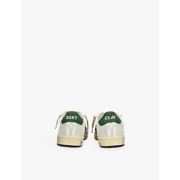 Premiata Leather Low-top Trainers - White/comb