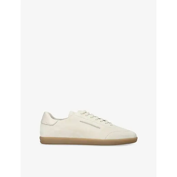 Zegna 232 Suede Trainers - White