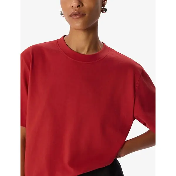 Whistles Cotton Short-sleeve T-shirt - Red