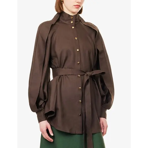 Zimmermann Luna Belted Silk Tunic