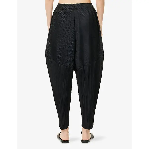 Issey Miyake Pleated Tapered Trousers