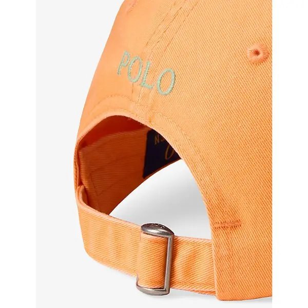 Polo Ralph Lauren Brand-embroidered Cotton-twill Cap - Pompano Orange