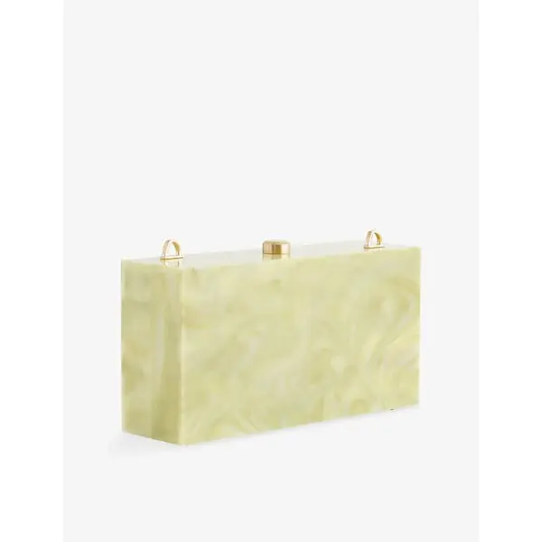 Cult Gaia Backgammon Acrylic Clutch