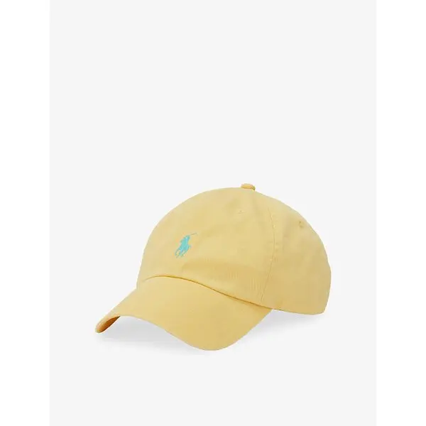 Polo Ralph Lauren Brand-embroidered Cotton-twill Cap - Corn Yellow