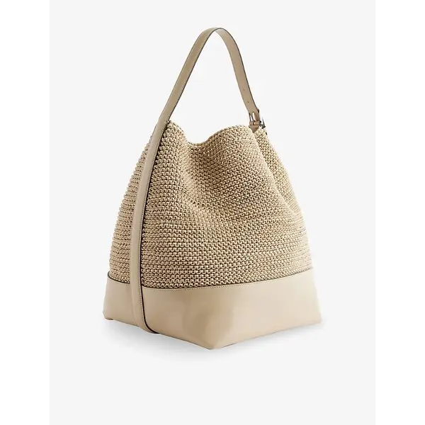 TOTEME Woven Leather Tote Bag