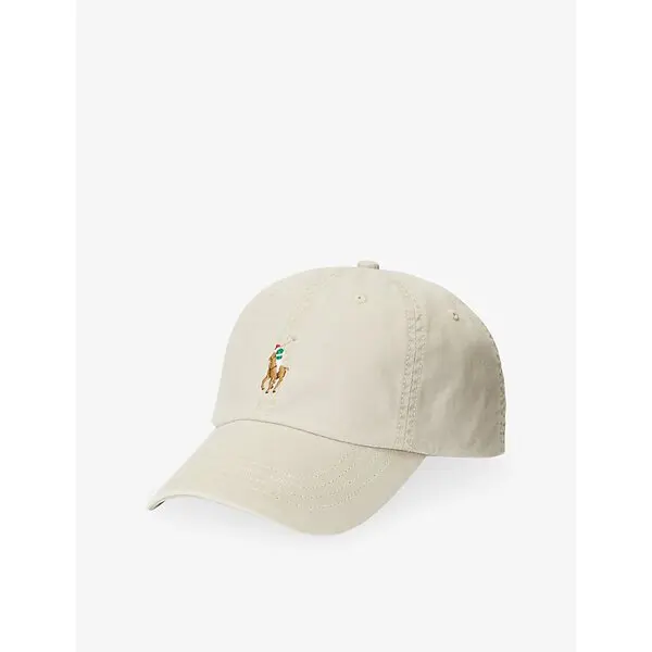 Polo Ralph Lauren Brand-embroidered Cotton-twill Cap - Khaki Tan