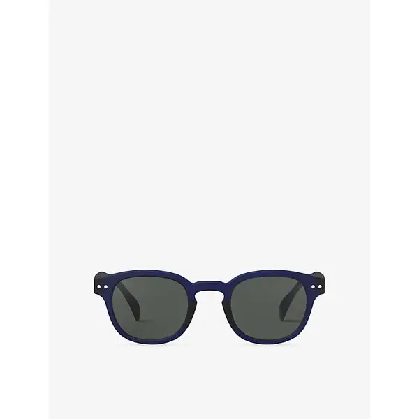 IZIPIZI Square-frame Acetate Sunglasses - Midnight Blue