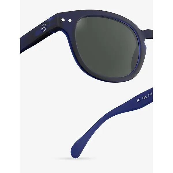 IZIPIZI Square-frame Acetate Sunglasses - Midnight Blue