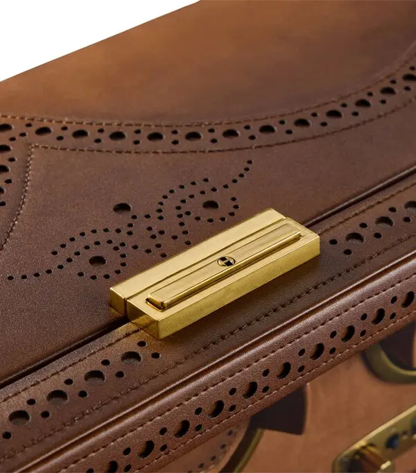 Wolf Brogue 8-piece Watch Winder With Lock-in Dynamic Cuffs